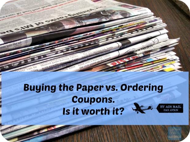 Is It Worth Buying A Paper or Ordering Inserts For Coupons