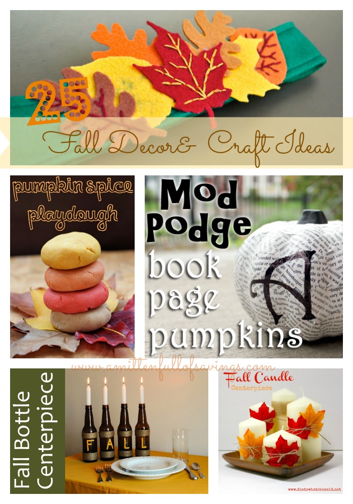 25 Fall Decor & Craft Ideas