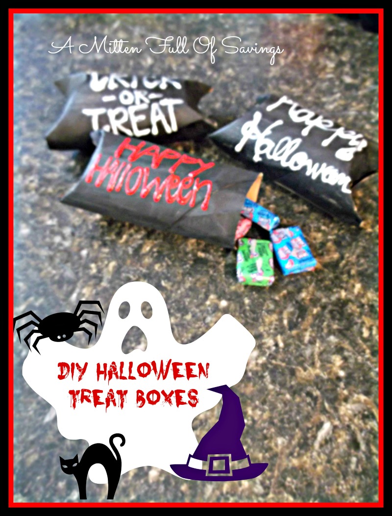 DIY Halloween Treat Boxes