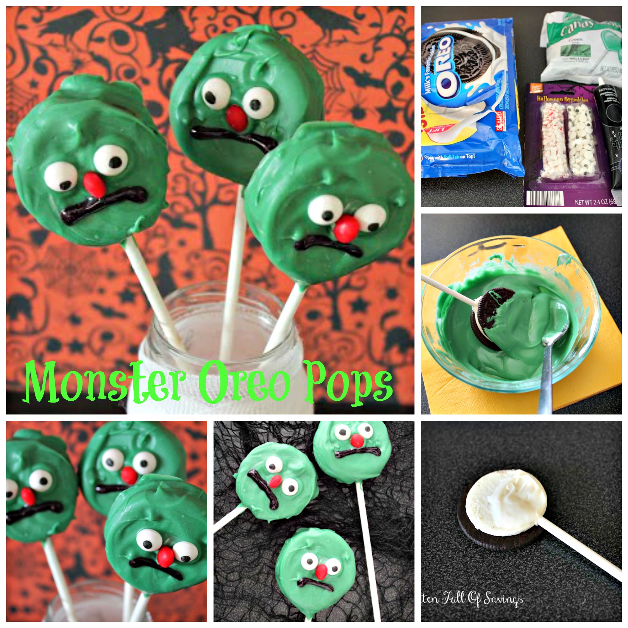Monster Oreo Pops