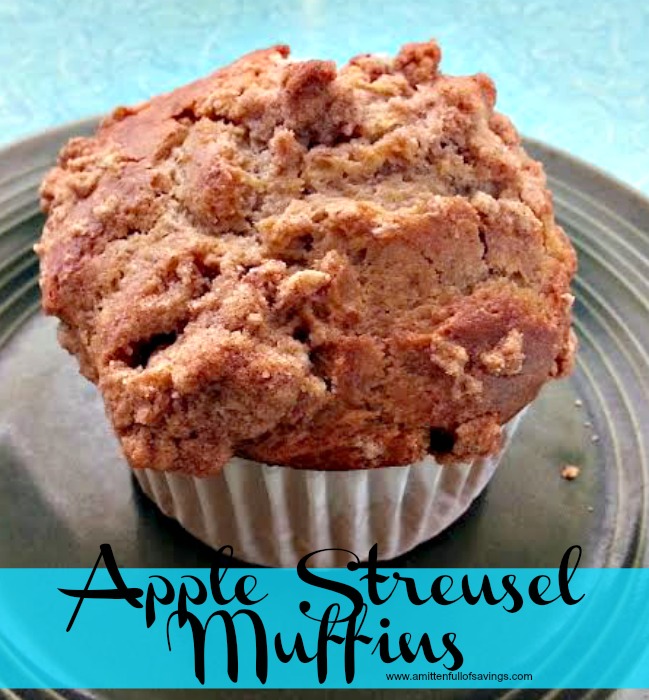 Apple Streusel Muffins {Recipe}