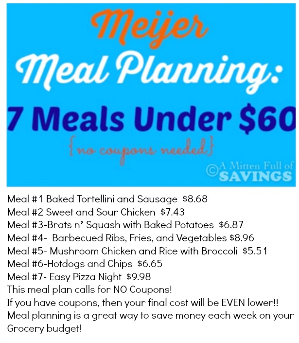 Meijer menu planning Archives - Page 19 of 21 - Fresh Outta Time