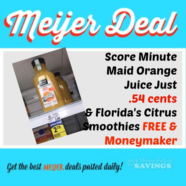 Meijer: Score MM Orange Juice Just .54 cents; Including Moneymaker deal