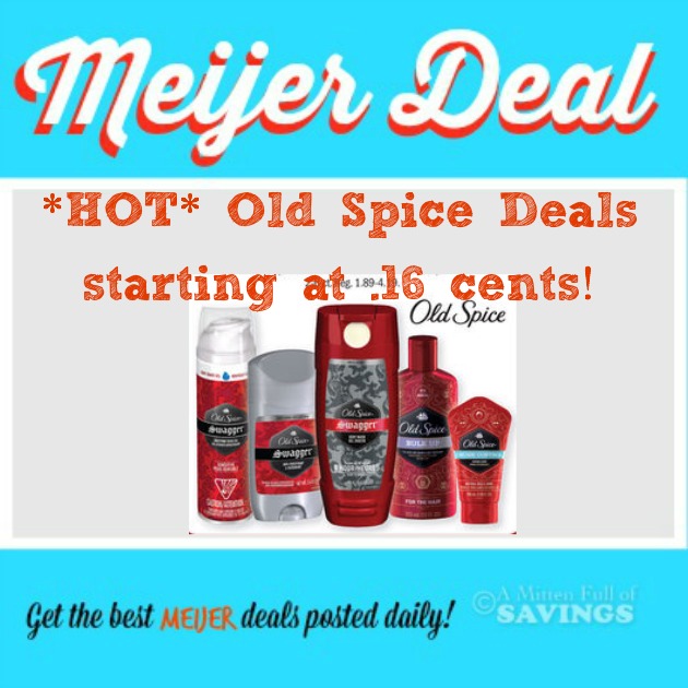 Meijer: Meijer: Old Spice Stockup Deals Starting at .16 cents