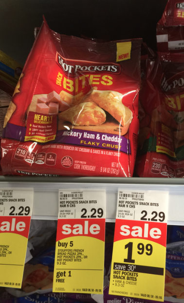 Meijer: Hot Pocket Bites -.56 cents- .82 cents This Week