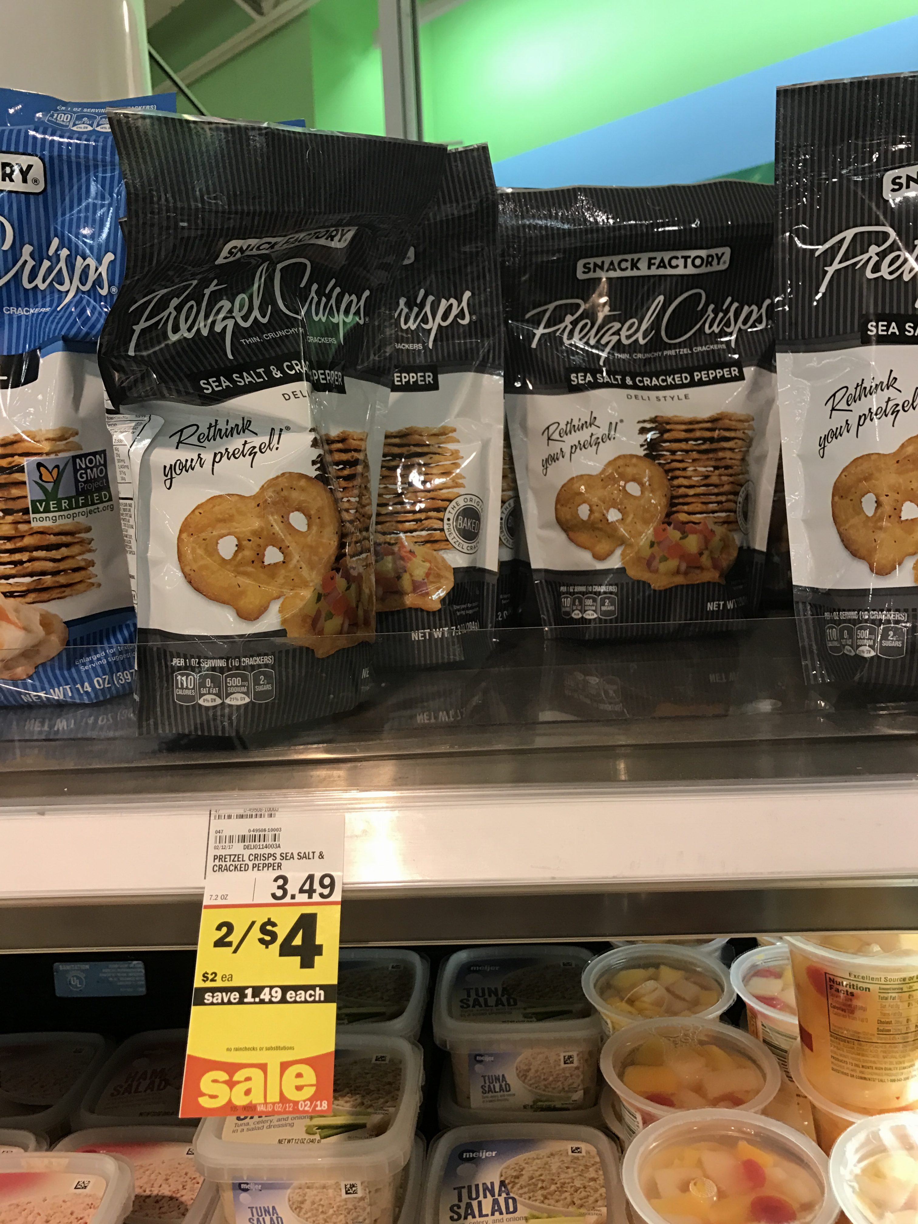 Meijer Deal: Snack Factory Pretzel Crisps only $1.00