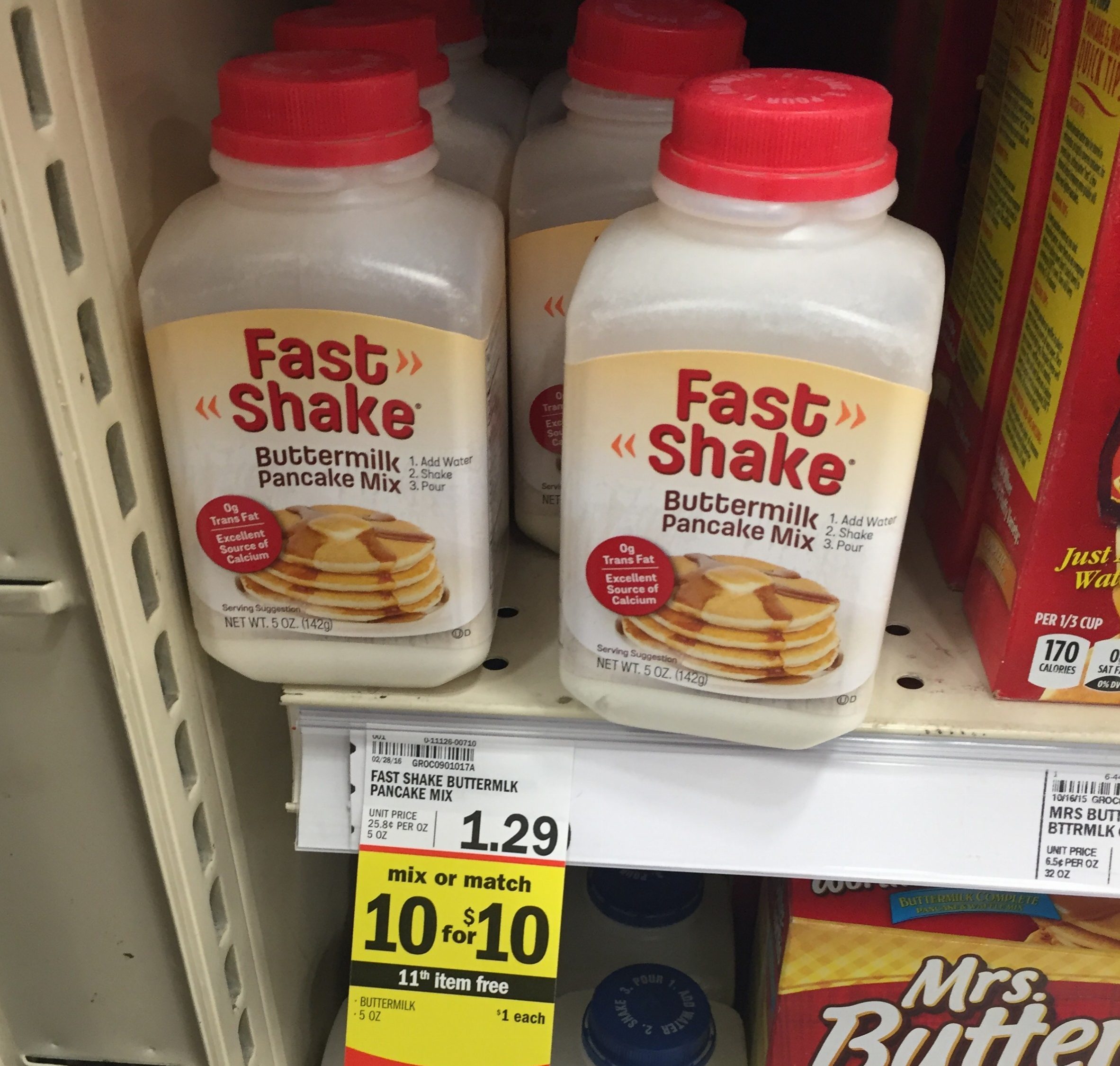 Meijer: Fast Shake Pancake Mix only .67 cents
