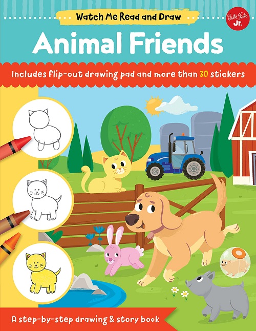 Amazon Deal: Watch Me Read and Draw: Animal Friends (Kid's Book)
