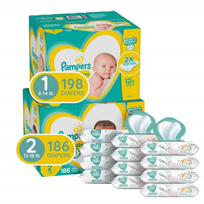 Amazon Deal: Pampers Baby Diapers and Wipes Starter Kit Bundle