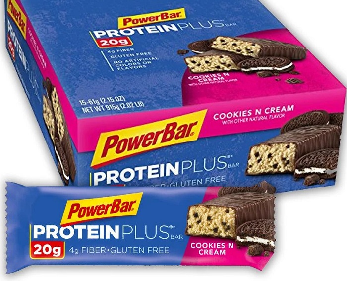 Amazon: PowerBar Protein Plus Cookies & Cream Bars
