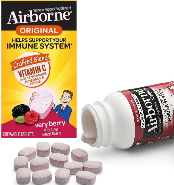Amazon: Airborne Very Berry Chewable Tablets
