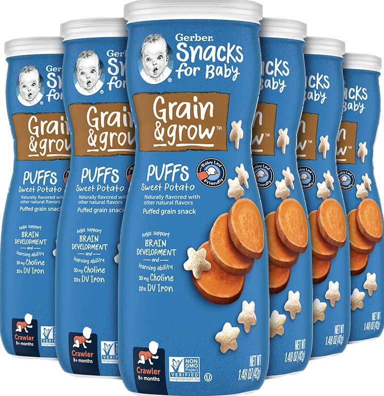 Amazon: Gerber Puffs Sweet Potato Cereal Snacks