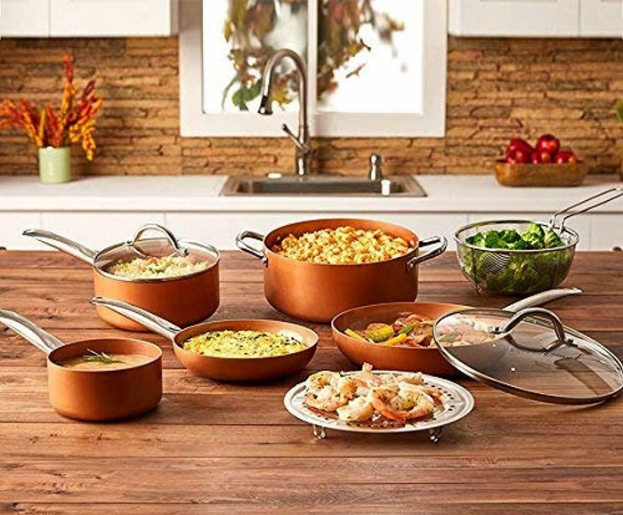 Amazon Deal: Copper Chef 9-Pc Cookware Set