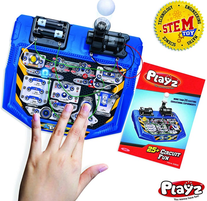 Amazon: Playz Electrical Circuit Board Engineering Kit