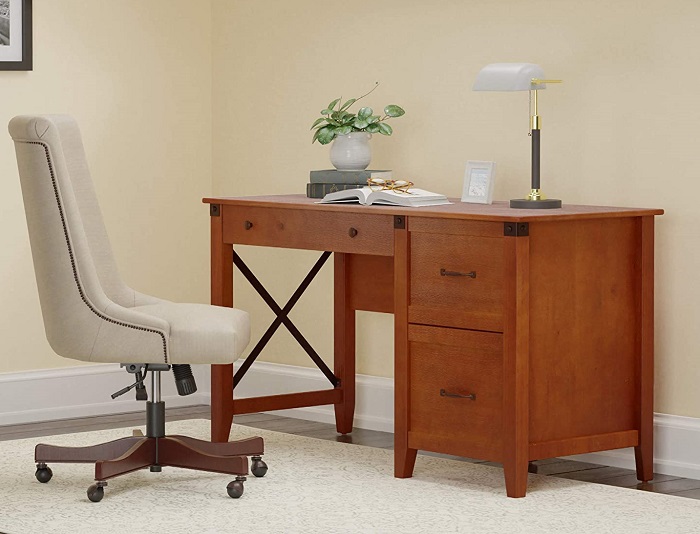 Amazon: Ravenna Home Solid Pine Writing Desk