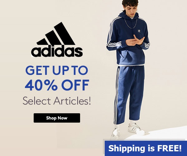Adidas: Up to 40% Off + FREE Shipping!