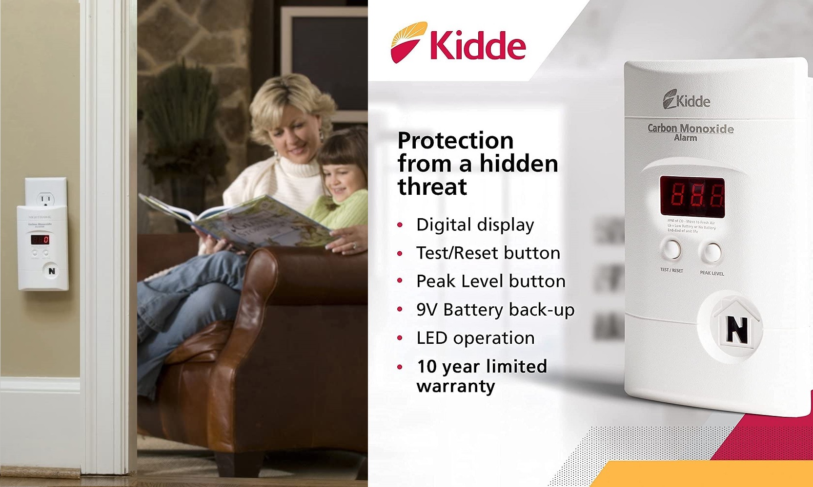 Amazon: Kidde Nighthawk Carbon Monoxide Detector