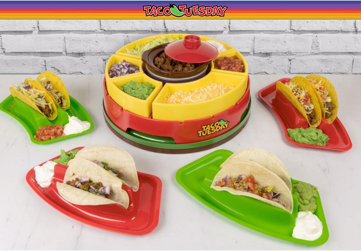 Amazon: Taco Tuesday Heated Topping Bar