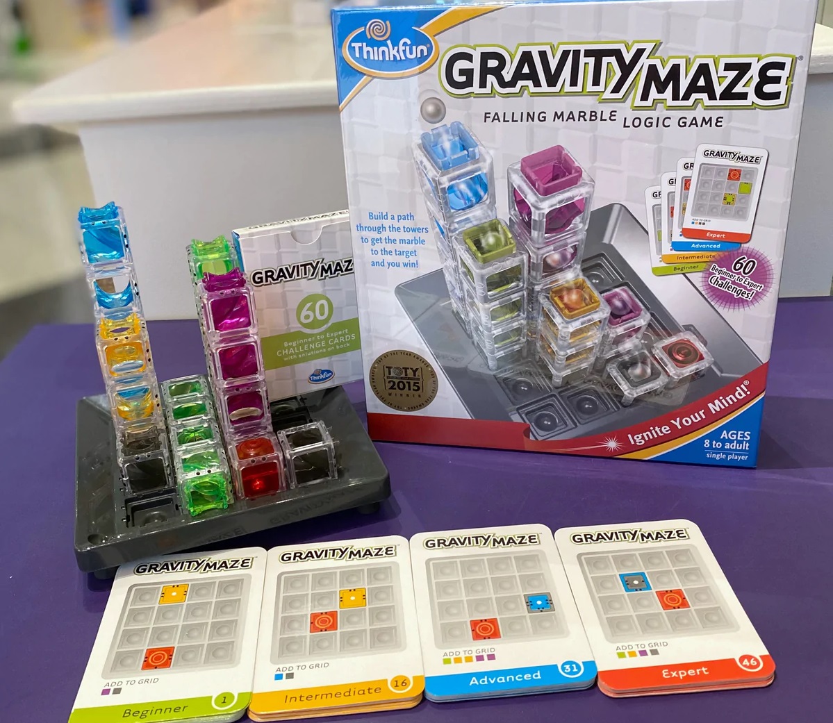 Amazon: ThinkFun Gravity Maze Marble Run Brain Game