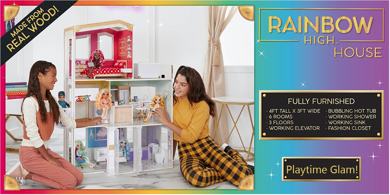Amazon Cyber Monday: Rainbow High 3-Story Doll House