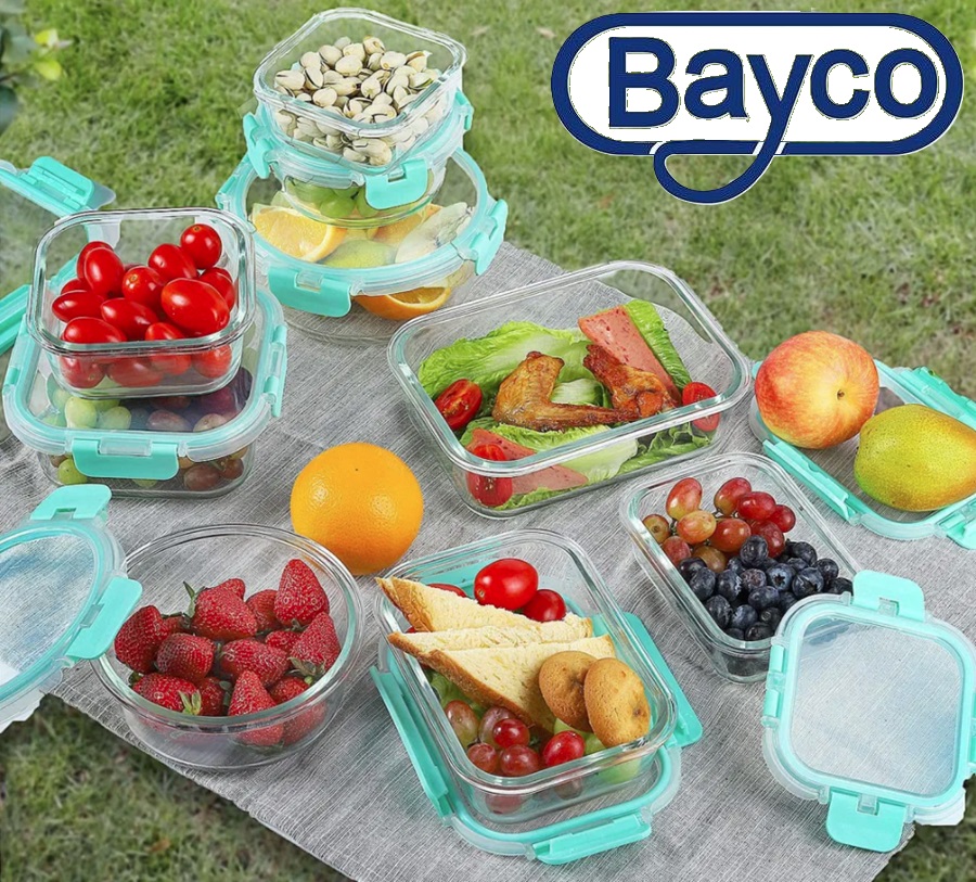Amazon: Bayco Glass Food Storage Sets