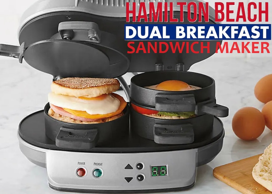 Amazon: Dual Sandwich Maker