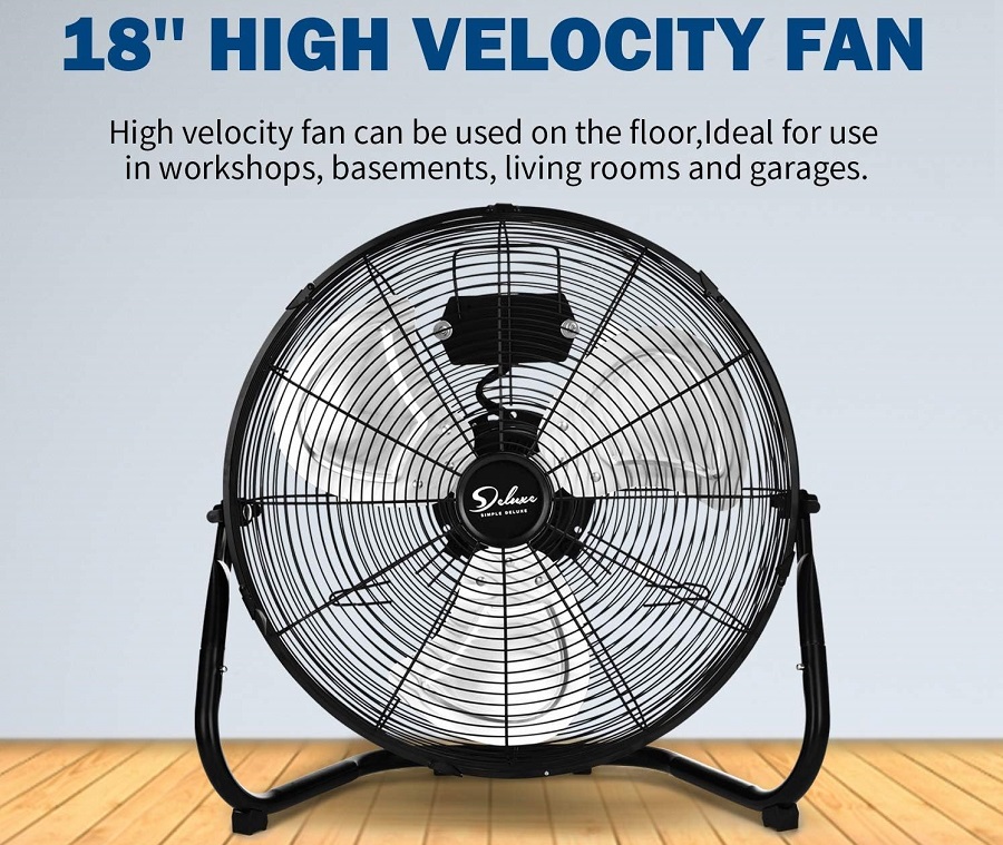 Amazon: Heavy Duty Metal Floor Fan