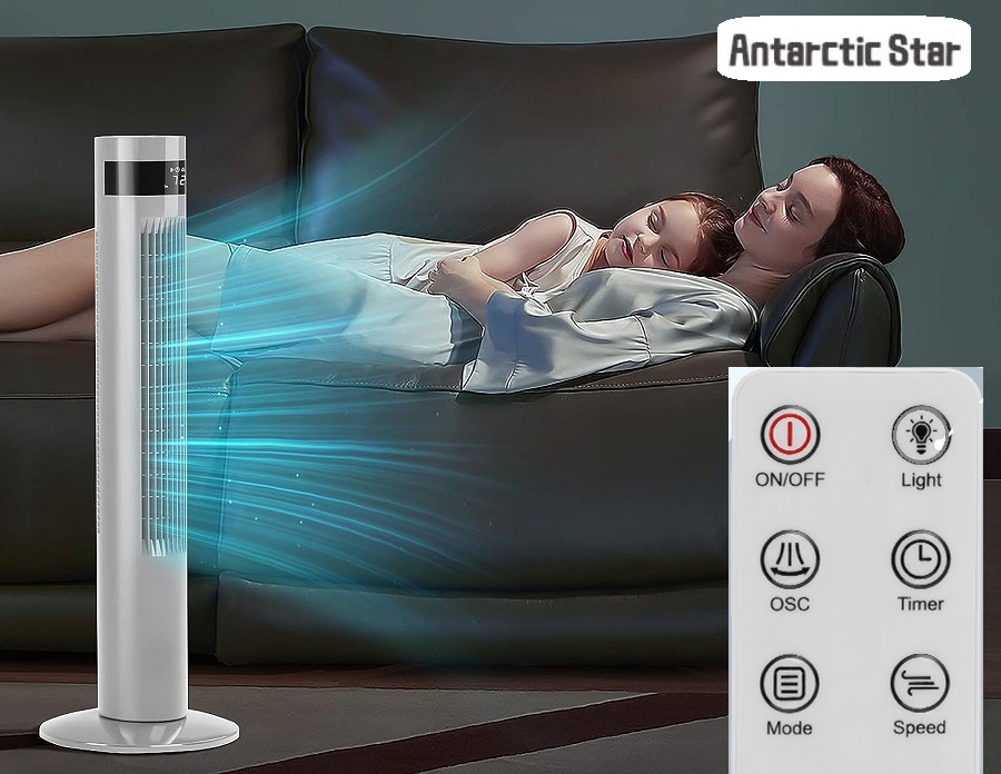 Amazon: Antarctic Star Tower Fans