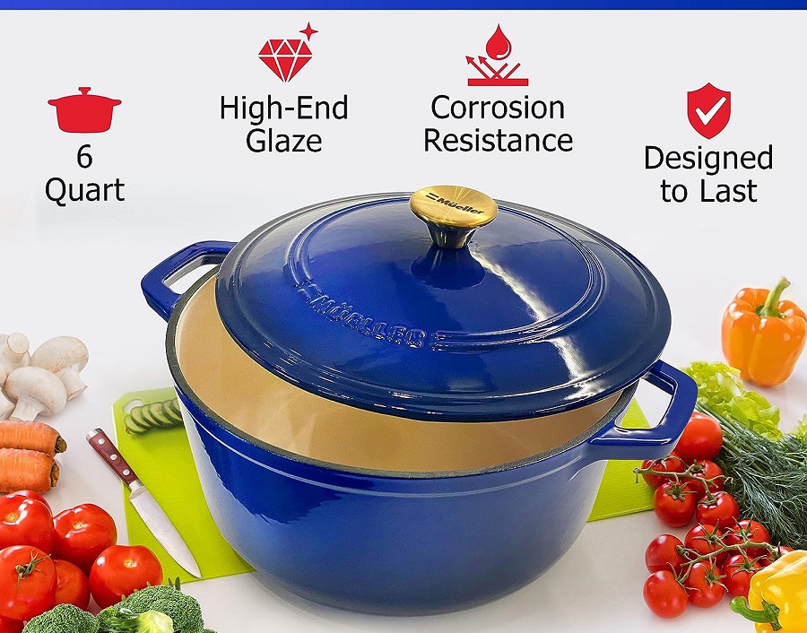 Amazon: Mueller Enameled Dutch Oven