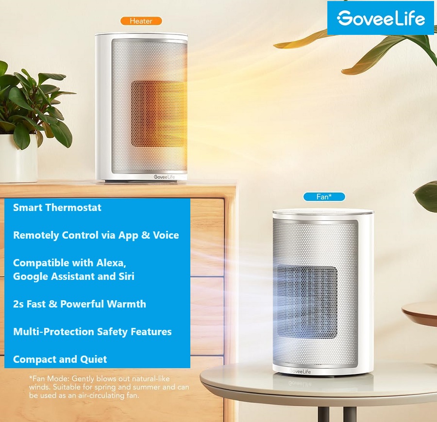 Amazon: GoveeLife Smart Space Heater