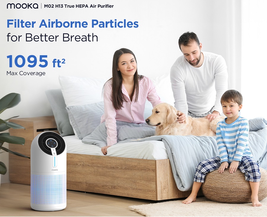 Amazon: MOOKA Hepa Air Purifier