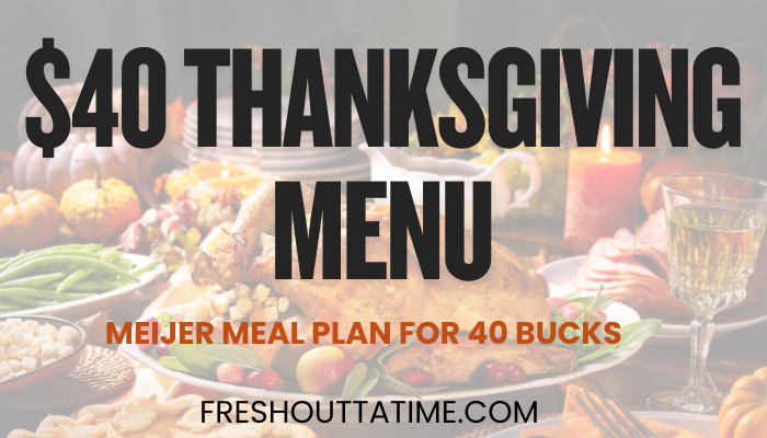 Meijer Thanksgiving Meal Plan 2025